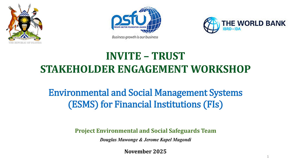 Environmental and Social Management Systems (ESMS) for Financial ...